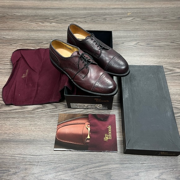 Allen Edmonds | Shoes | New Allen Edmonds Lexington Merlot Cap Toe ...